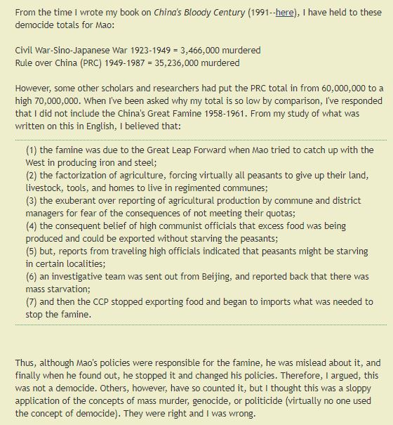 The 20th century’s Bloodiest “Megamurderers” according to Prof. R.J ...